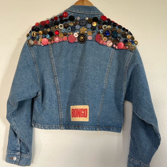 BONGO | Jackets & Coats | Vintage 8s Bongo Denim Jacket With ...
